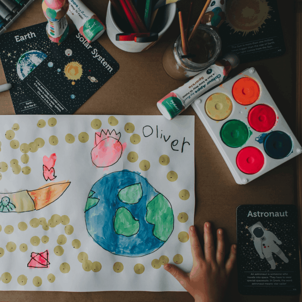 Fluro Poster Paint Palette by Zart