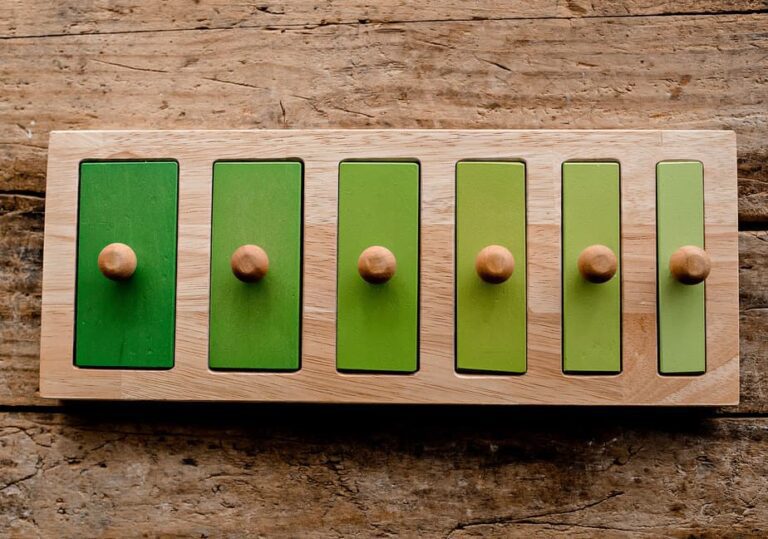 Montessori Rectangle Puzzle by QToys – Growing Kind