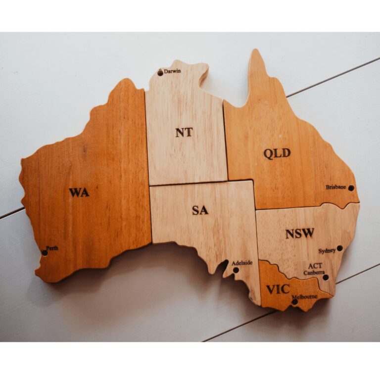 Australian Map Puzzle by QToys