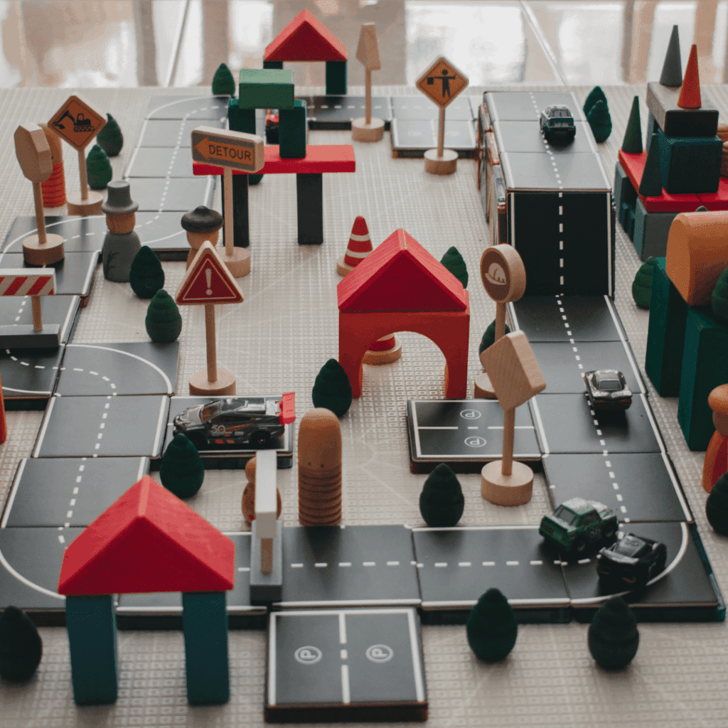 Magnetic Tile Topper Road Pack (Set of 40) by Learn & Grow Toys