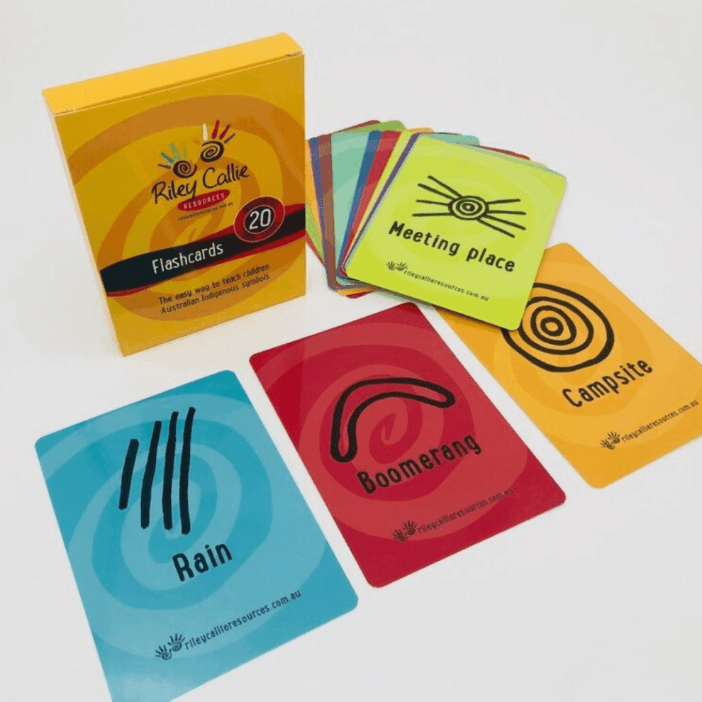 Aboriginal Symbol Cards by Riley Callie Resources