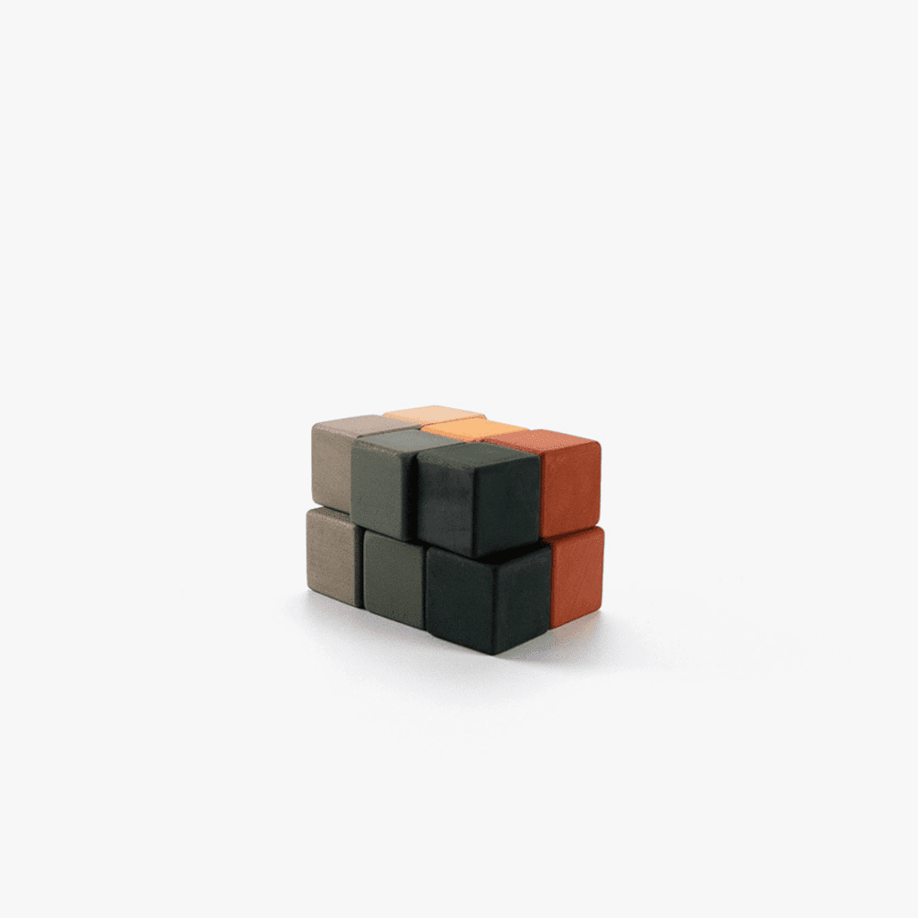 Square Wooden Block Set (Jungle) | SABO Concept Baby Toy