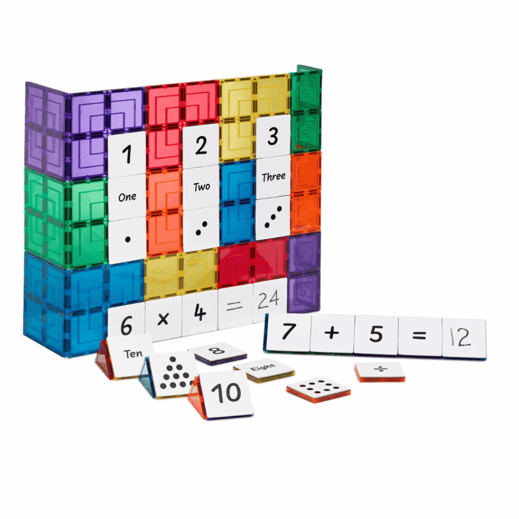 Magnetic Tile Topper (Numeracy Pack) by Learn and Grow Toys