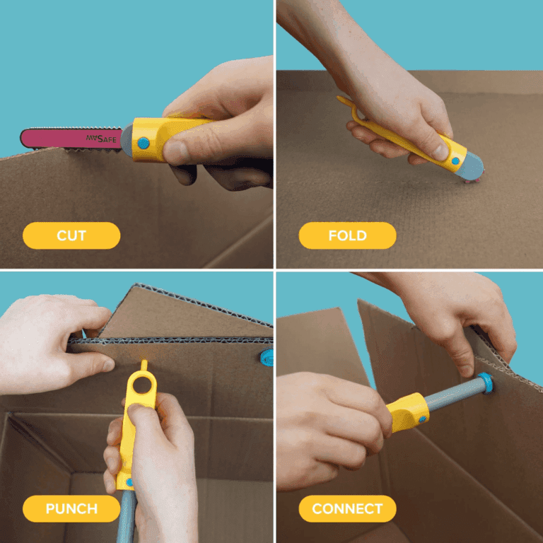 Upcycled Cardboard Construction Toolkit (Discover) by Makedo Australia ...