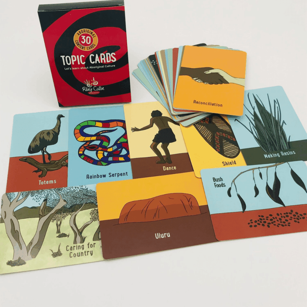Aboriginal Topic Cards by Riley Callie Resources