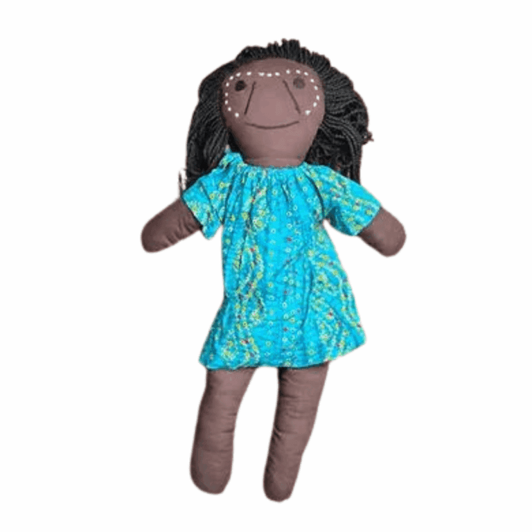 Aboriginal Girl Soft Doll by Primary Toys