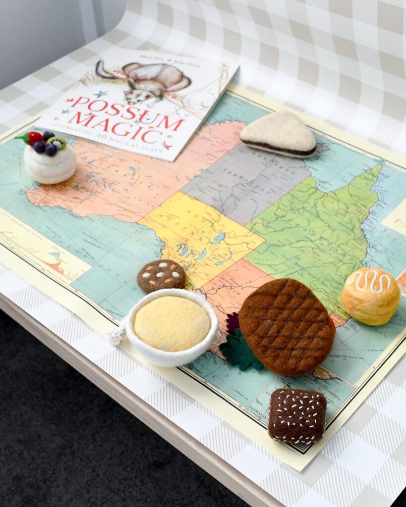 Felt 'Possum Magic' Australian Play Food Set by Tara Treasures