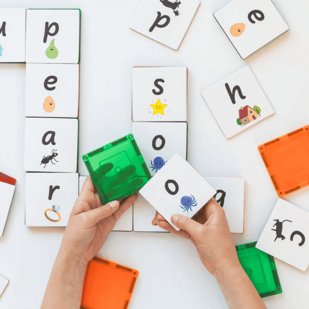 Magnetic Tile Topper (Alphabet Lower Case) Pack by Learn and Grow Toys