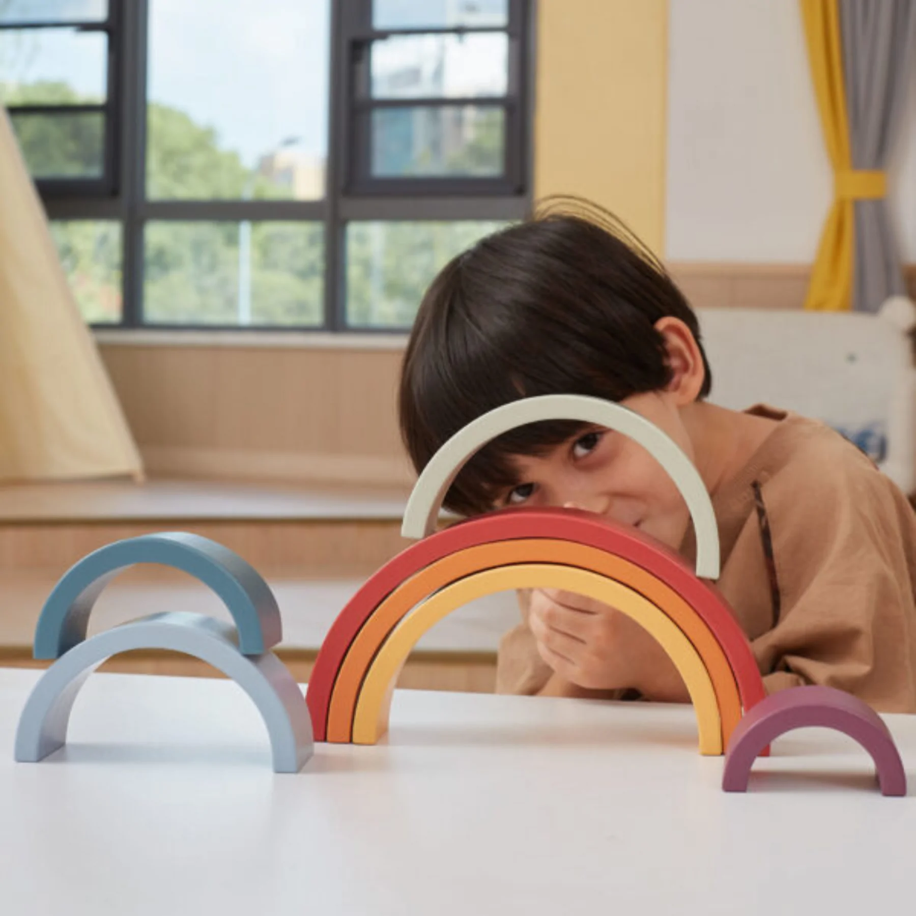 PolarB Stacking Rainbow by VIGA Toys